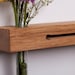 Wooden Key Holder With Vase for Flowers I Key Hooks Wall Decoration ...