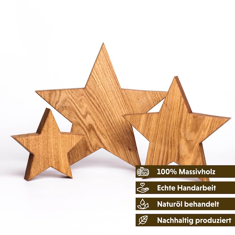 Holzsterne Zum Hinstellen