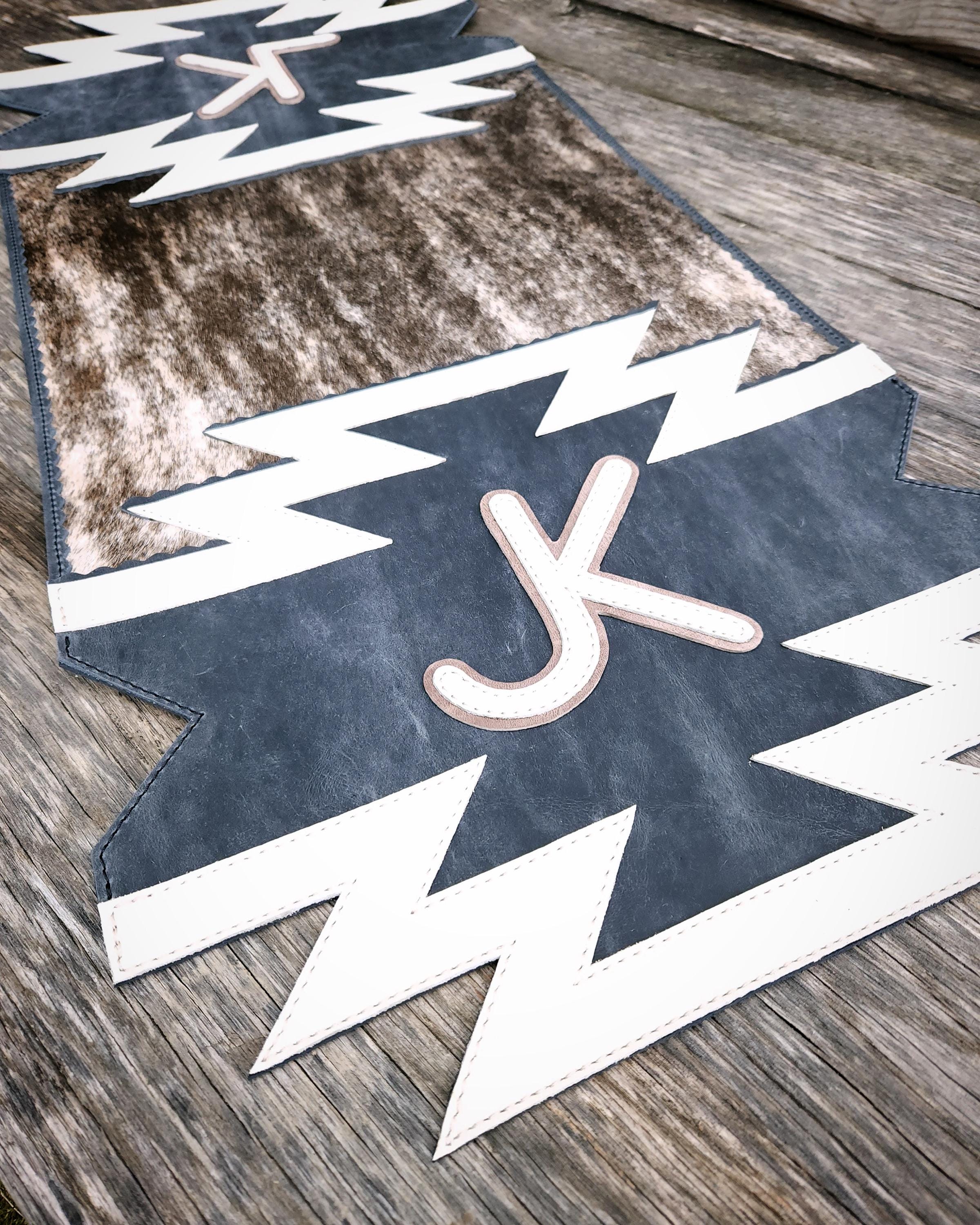 Custom Western Table Runner, Pendleton Table Runner, Cowhide Decor - Etsy