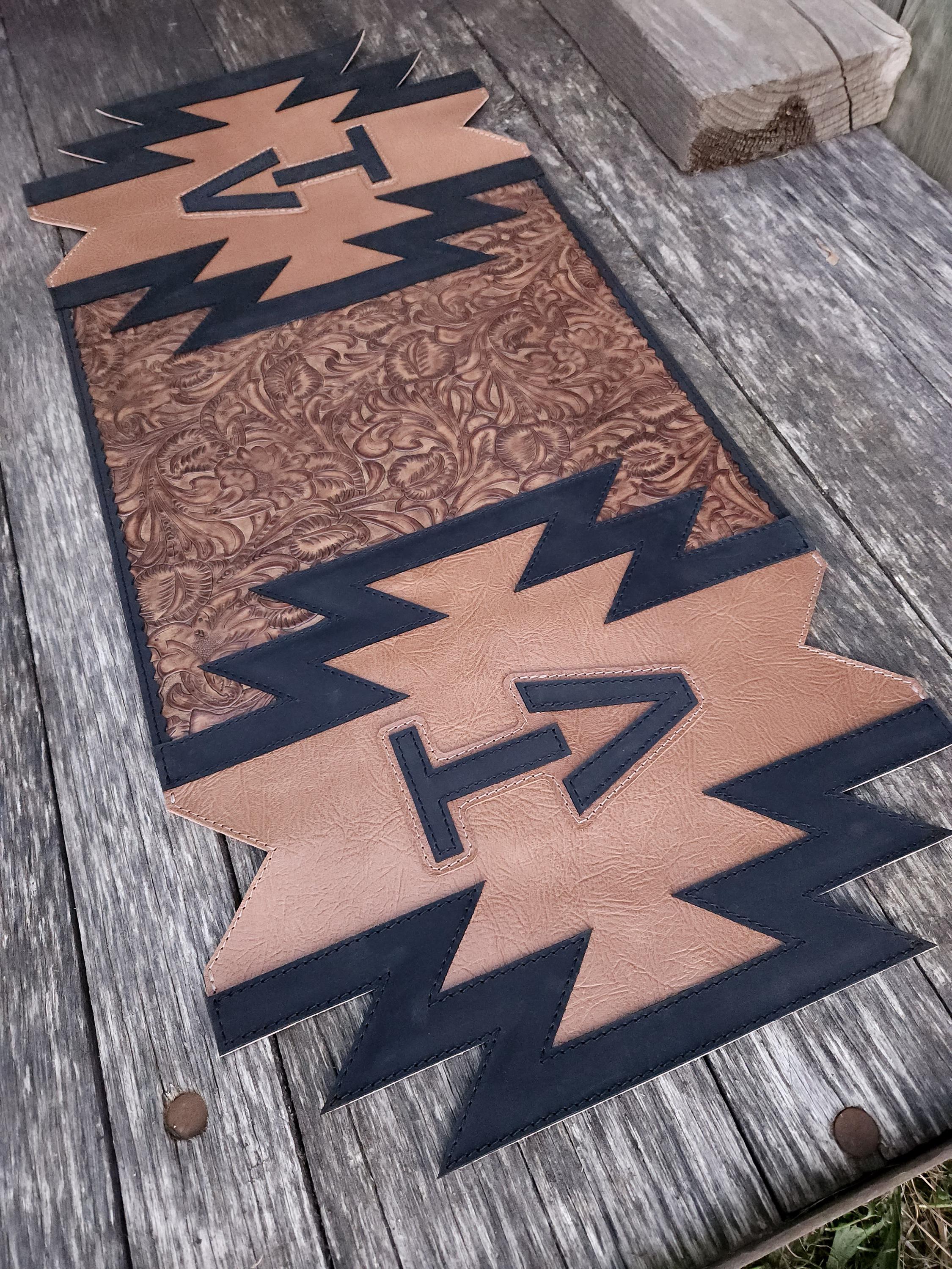 Custom Western Table Runner, Pendleton Table Runner, Cowhide Decor - Etsy