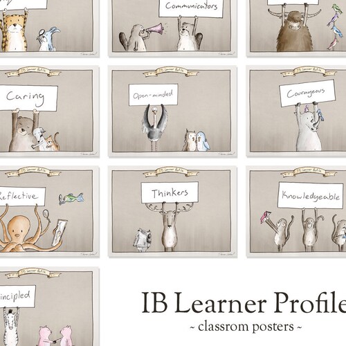 IB Learner Profile Classroom Posters. MYP and PYP Learner - Etsy