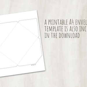 Printable Newborn Baby Card / Birth Announcement Card, Instant Download ...