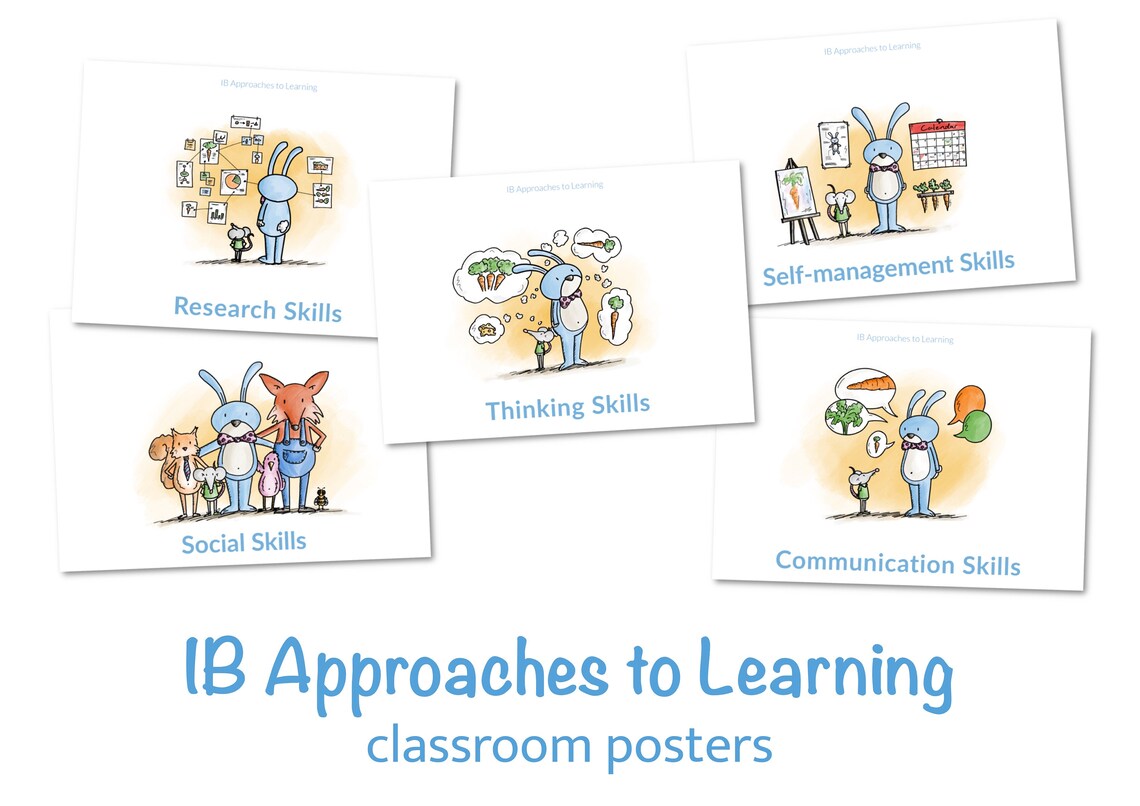IB Approaches to Learning Printable Classroom Posters Version 2 - Etsy ...