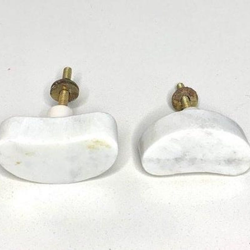 White Quartz Knob - Etsy