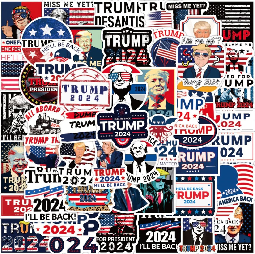 10/20/40 Pcs Donald Trump President Patriotic Election 2024 American ...