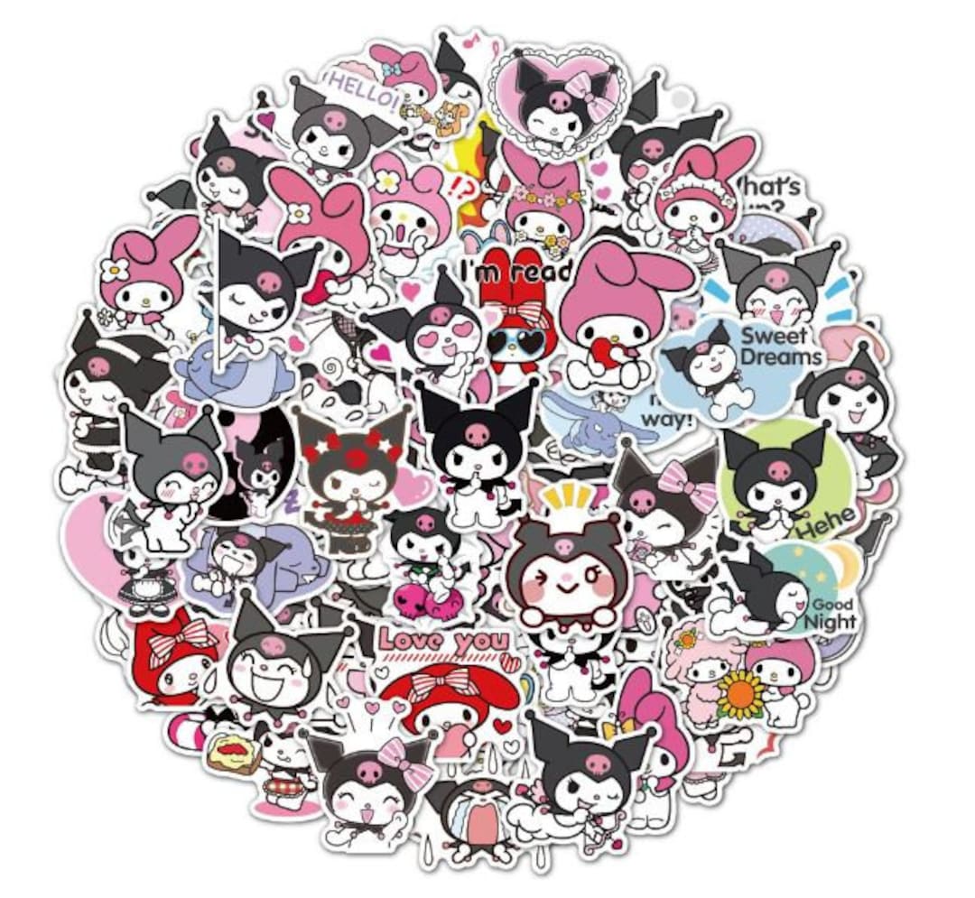 5/10/25/40 Pcs My Melody Kuromi Sanrio-inspired Super Cute Glossy ...