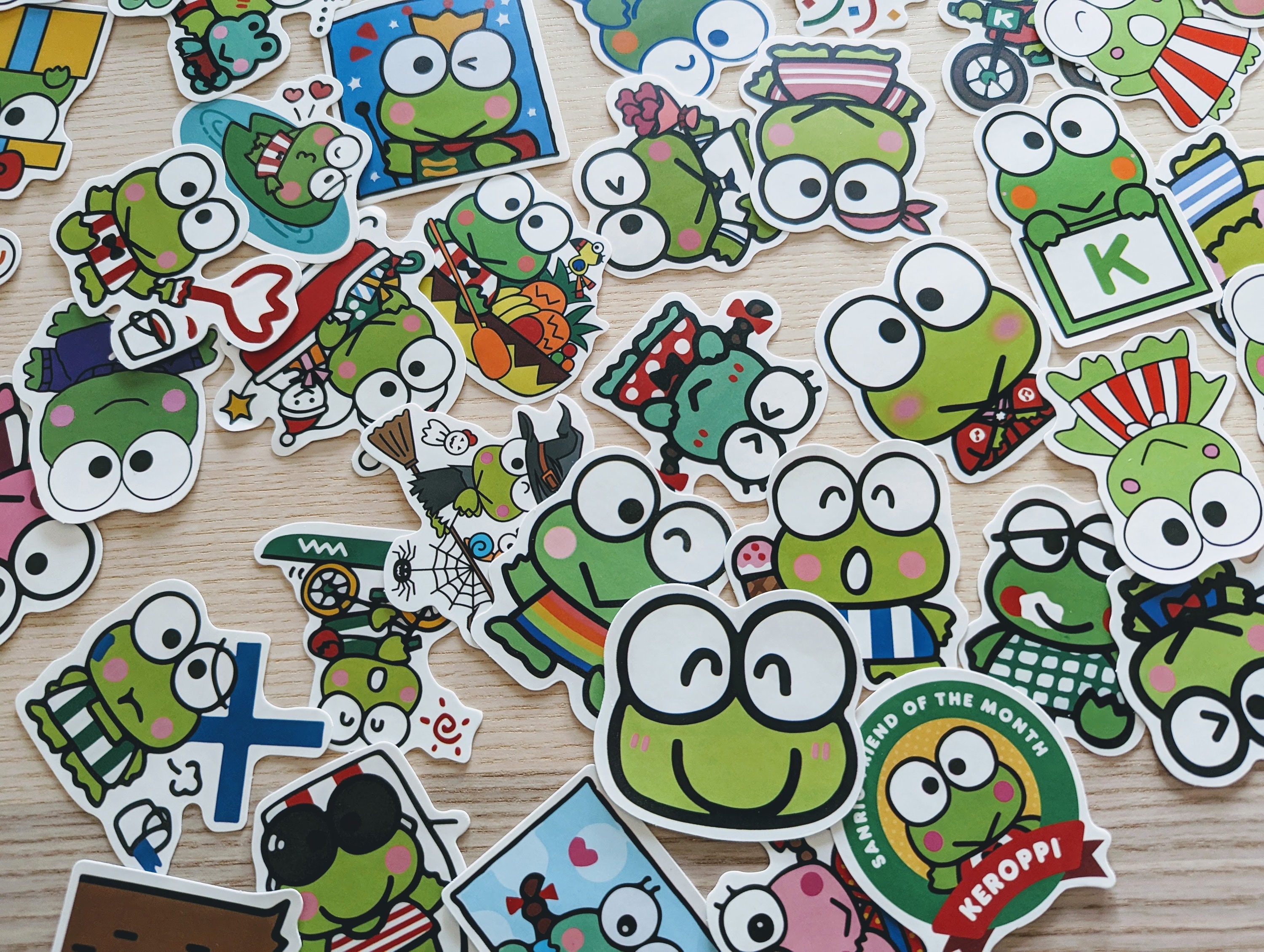 10/20/40 Pcs Keroppi Hello Kitty Sanrio-inspired Cartoon Character ...
