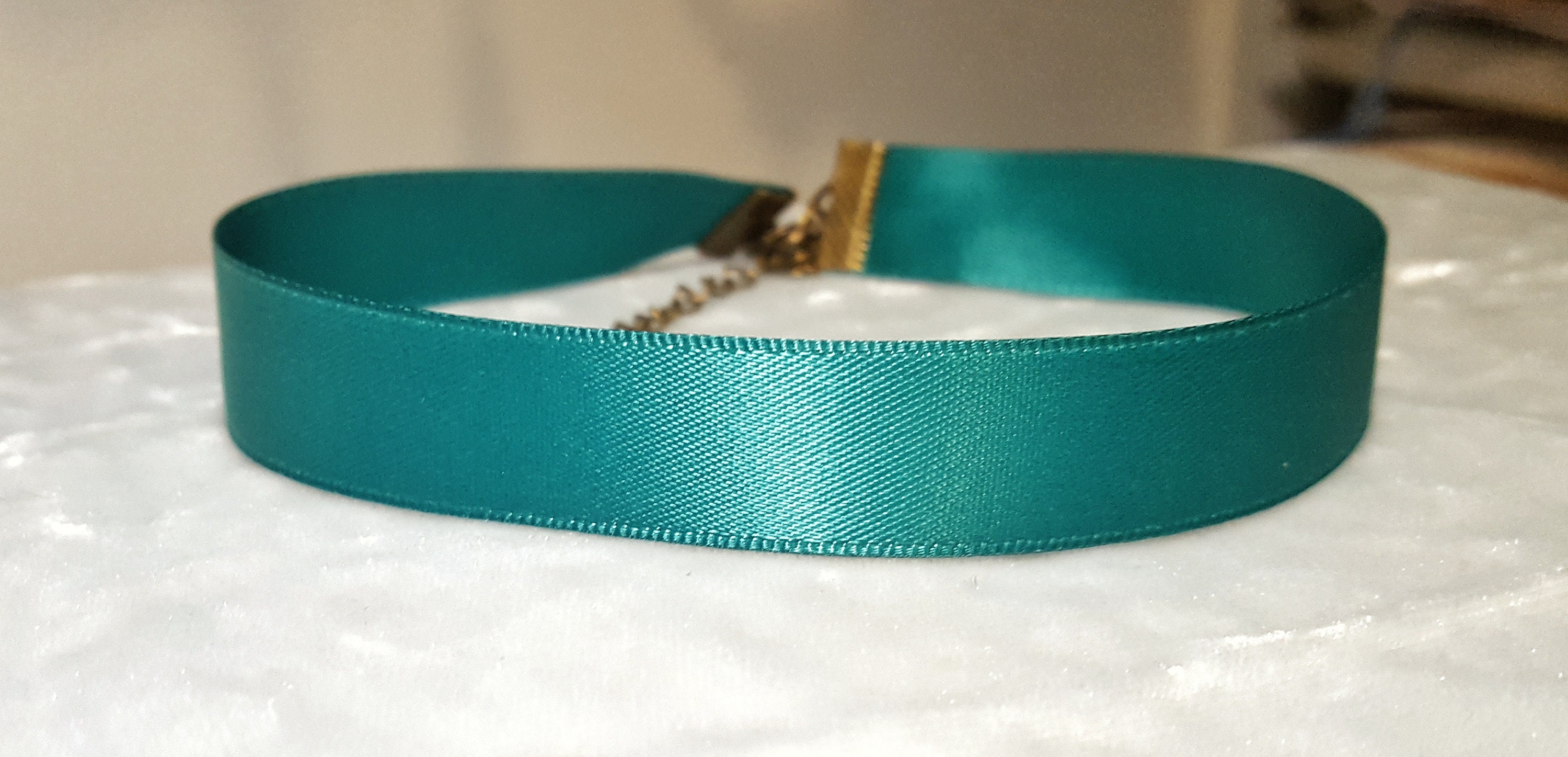 Satin Ribbon Choker 5/8 many colors ready to wear | Etsy