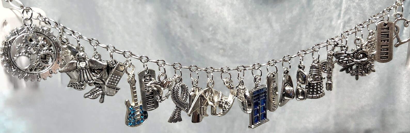 Doctor Who Charm Bracelet Colorful Charm Bracelet Beaded - Etsy