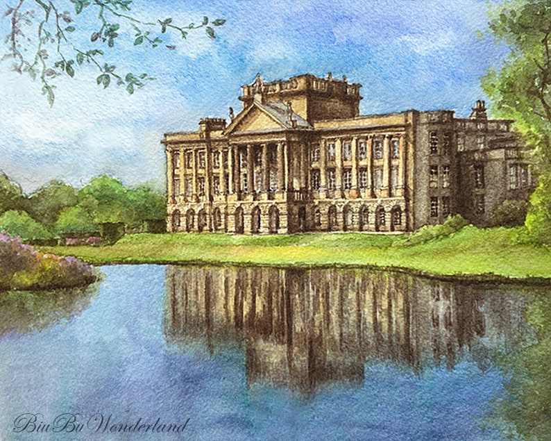 Pemberley Pride and Prejudice Jane Austen Mr.darcy Love - Etsy