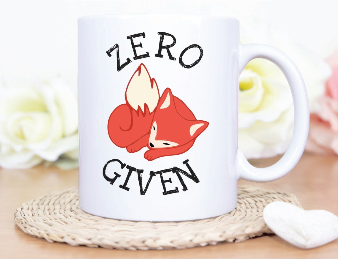Zero Foxes Given Custom Zero Foxes Given Zero Foxes Given | Etsy