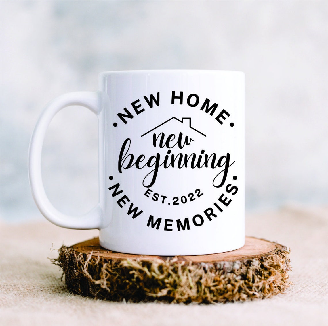 New Home New Beginnings Mug Housewarming Gifts New Home - Etsy