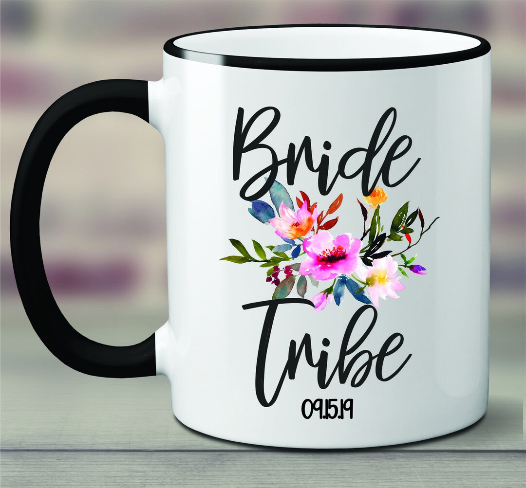 Bride Tribe Mug, Bridemaid Proposal, Wedding Party Favors, Bridesmaid ...