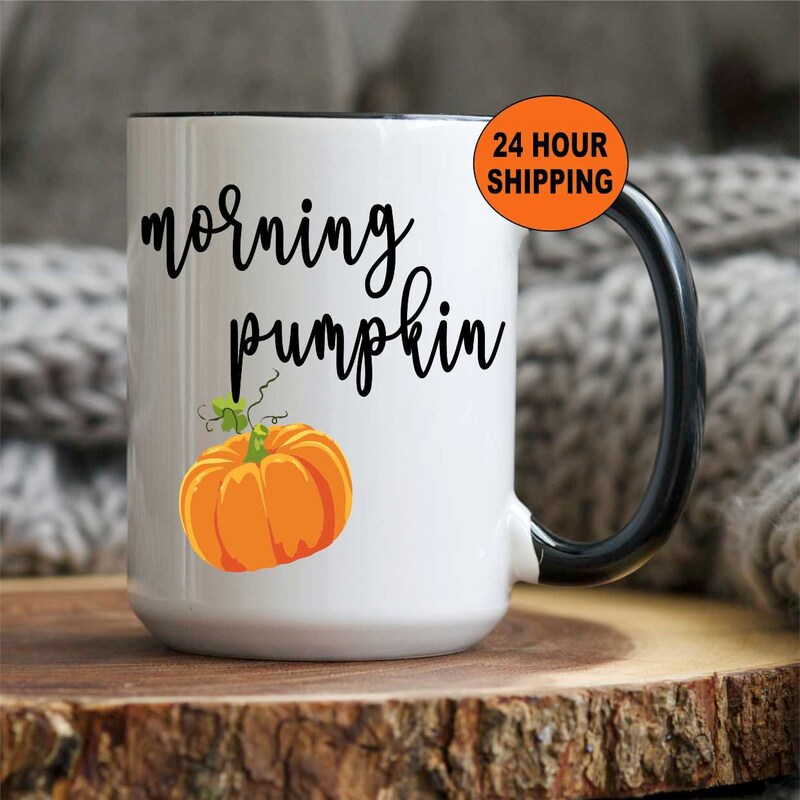 Morning Pumpkin Mug - Etsy