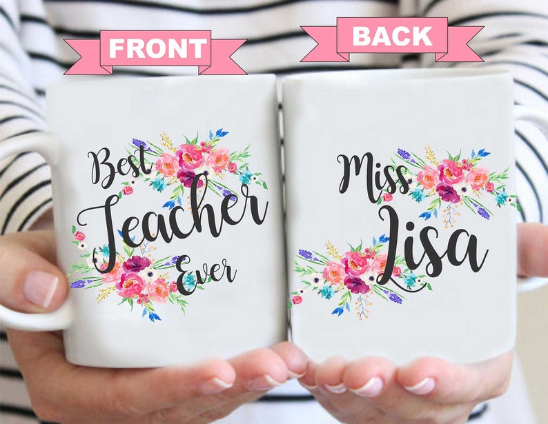 End of Year Teacher Mug Worlds Best Teacher Back to School - Etsy