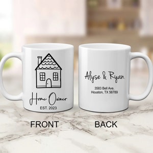 New Home Gift, Personalized New Home Mug, New Home Gift Basket, New ...