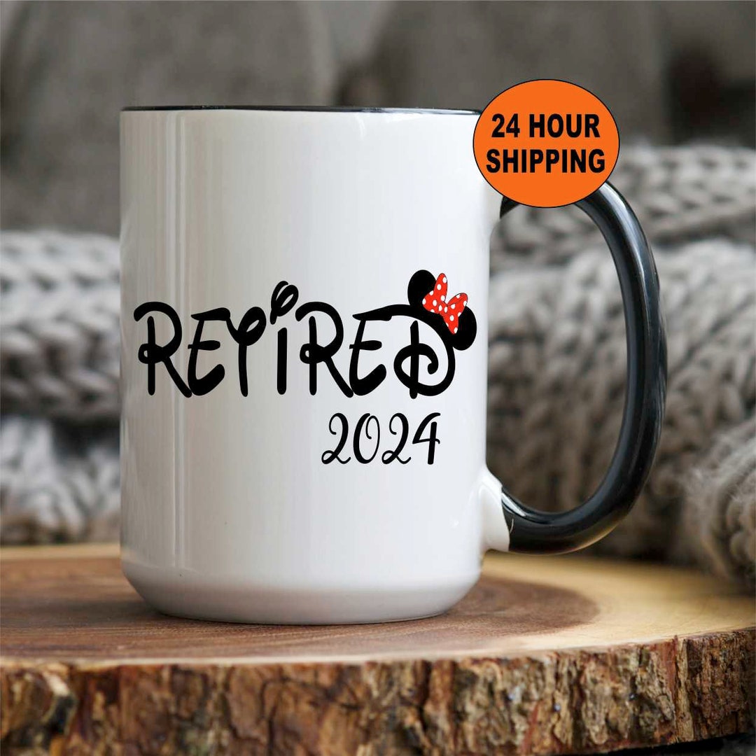 Personalized Disney Retirement Mug, Retirement Gifts for Women ...