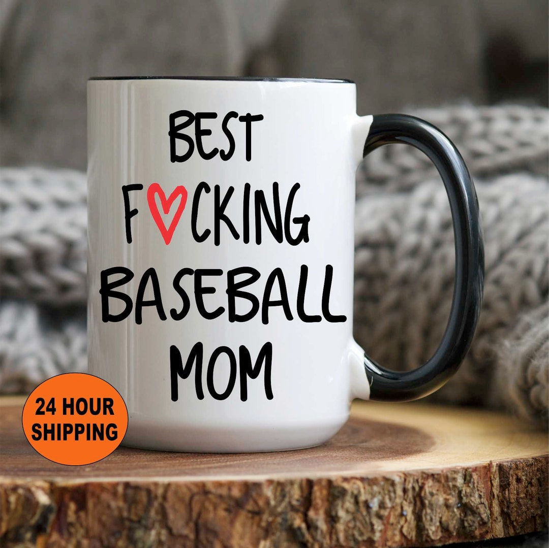 Personalized Baseball Mom, Funny Baseball Mom Gift, Baseball Mom Cup ...