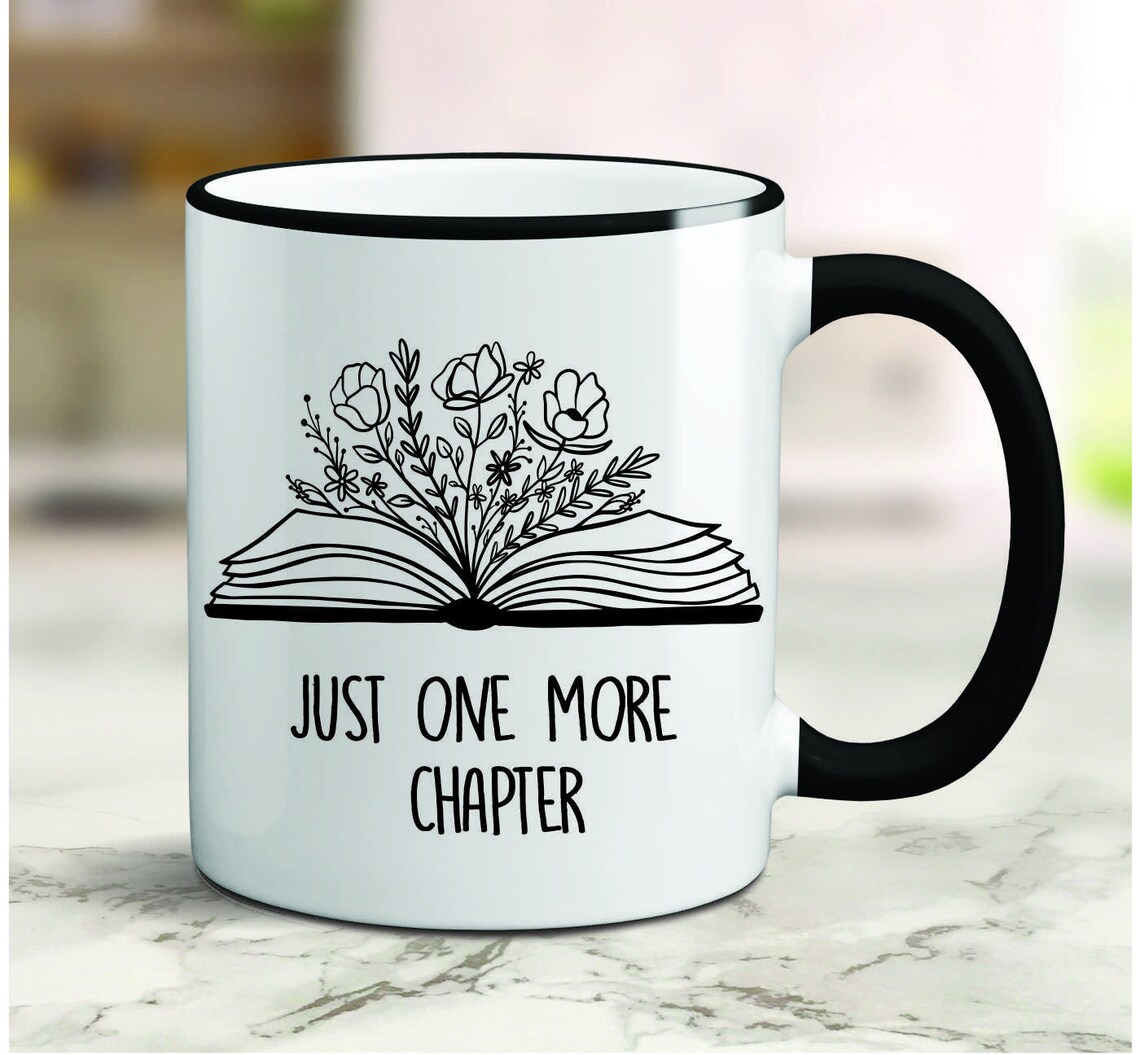 Just One More Chapter, Book Club Gifts, Book Lovers Mug, Book Lover ...