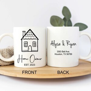 New Home Gift, Personalized New Home Mug, New Home Gift Basket, New ...