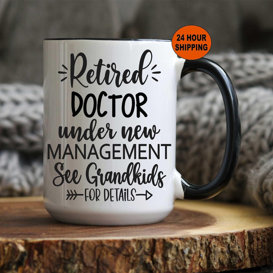 Personalized Doctor Retirement Gift, Doctors Retirement Mug, Doctor ...