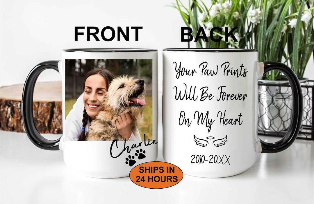 Personalized Pet Memorial Mug - in Memory of Dog Mug - Custom Photo ...