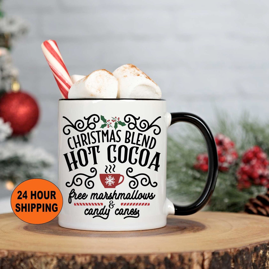 Hot Cocoa Mug, Christmas Mug, Hot Chocolate Mug, Cocoa, Hot Chocolate ...