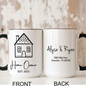 New Home Gift, Personalized New Home Mug, New Home Gift Basket, New ...