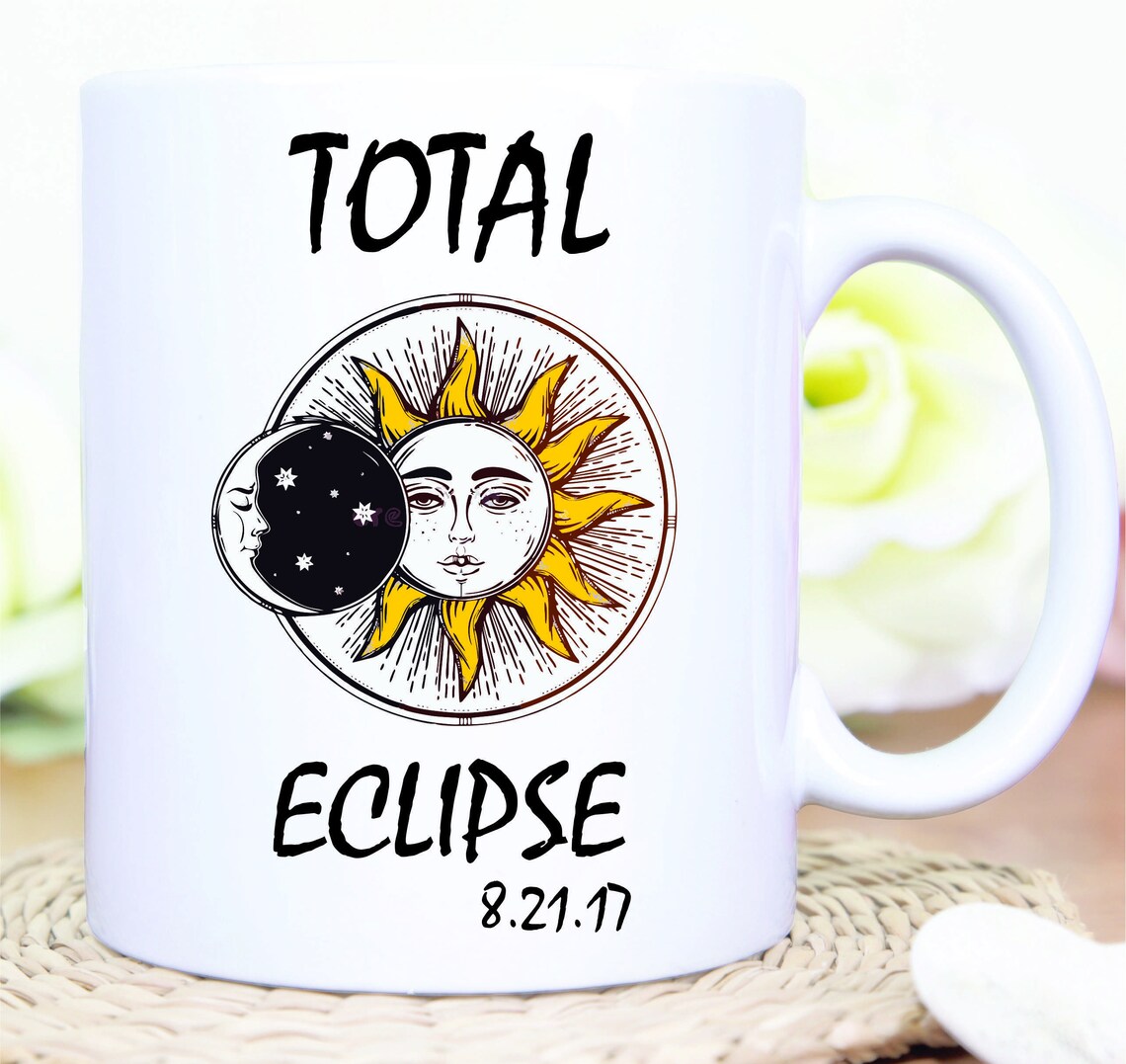 Custom 2017 Total Eclipse Mug, Total Eclipse Mug, Solar Eclipse Mug ...