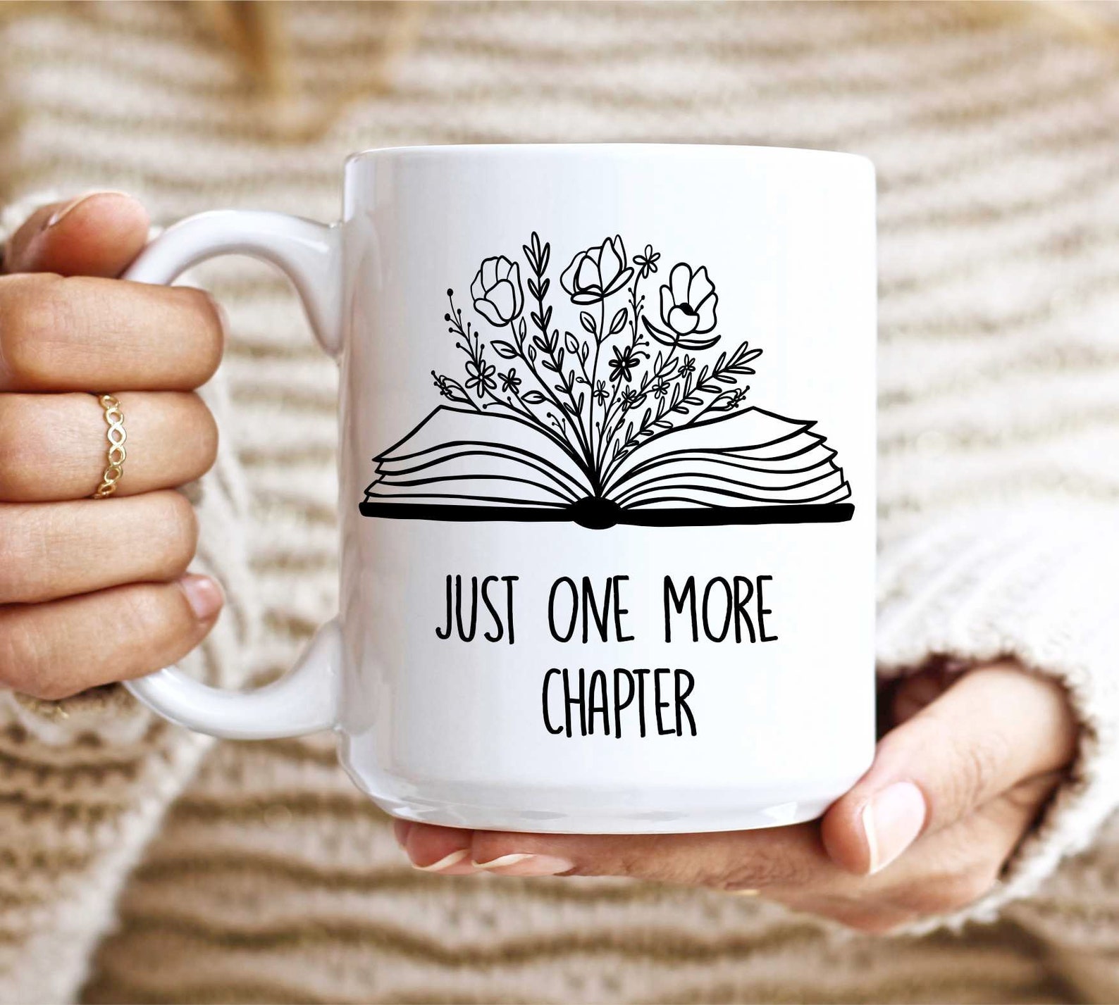 Just One More Chapter, Book Club Gifts, Book Lovers Mug, Book Lover ...