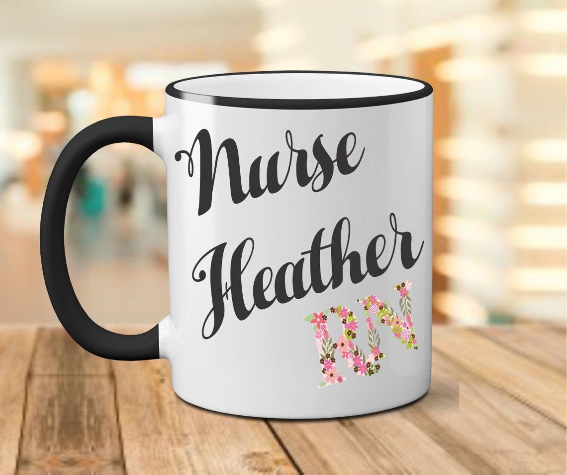 Custom Nurse Mug Nurse RN Mug Personalized Nurse Mug Nurse - Etsy