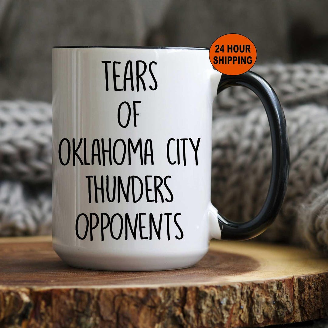 Oklahoma City Thunder Mug, Oklahoma City Thunder Gifts, Thunders Fan ...
