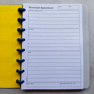 Seizure Tracker Notebook, Diary, Epilepsy Management, Chronic Illness ...