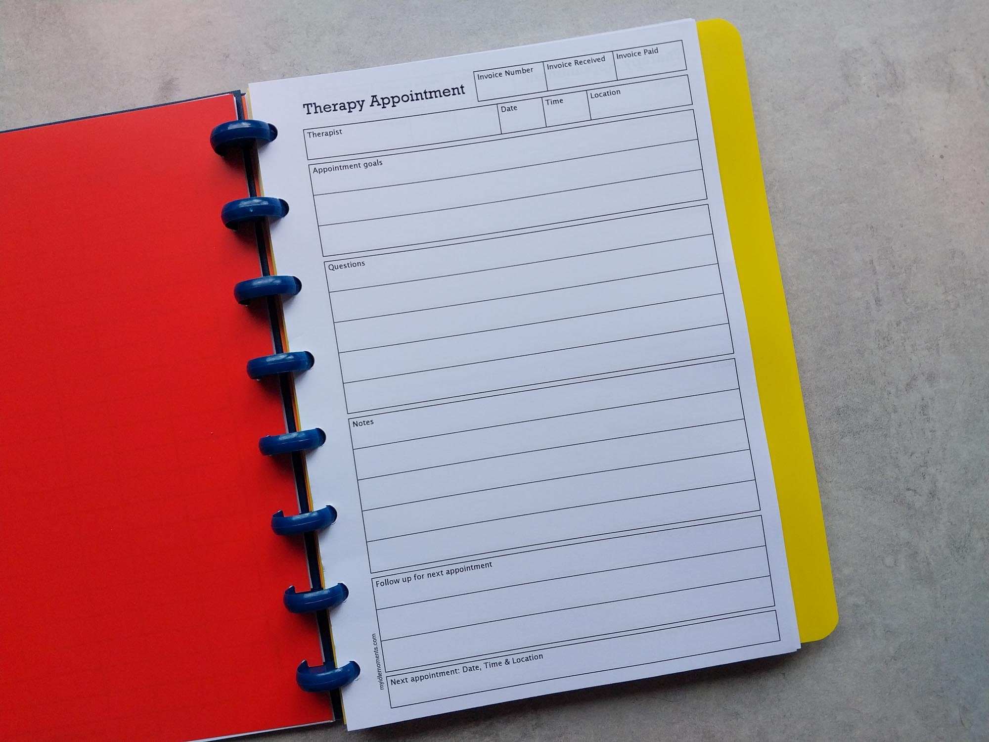 NDIS Invoices Payment, Therapy Diary, Chronic Illness, Health Managment ...