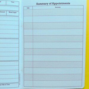 Doctor Appointment Tracker & Symptoms Tracker Notebooks 3 - Etsy Australia