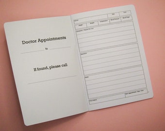 Medical Appointment Doctor's Visit Symptoms (Download Now) - Etsy