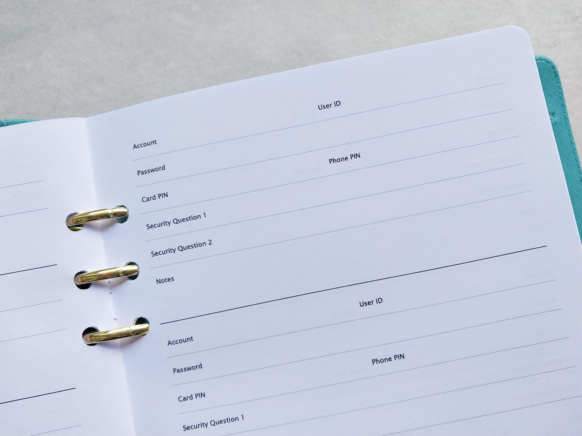 Password Tracker Notebook, Log, Login Organizer, Password Keeper ...