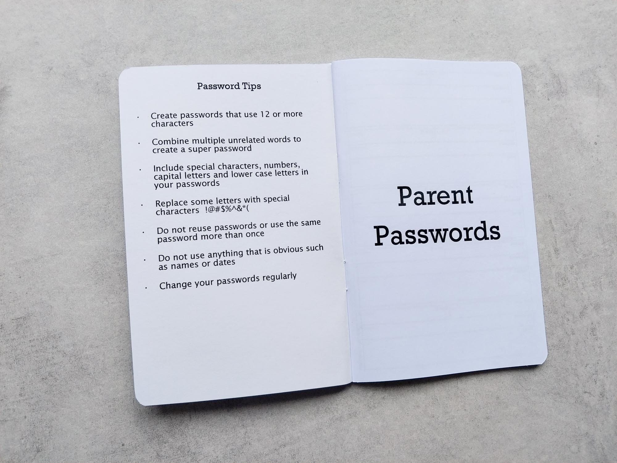 Family Password Tracker Notebooks, Log, Login Organizer, Password ...