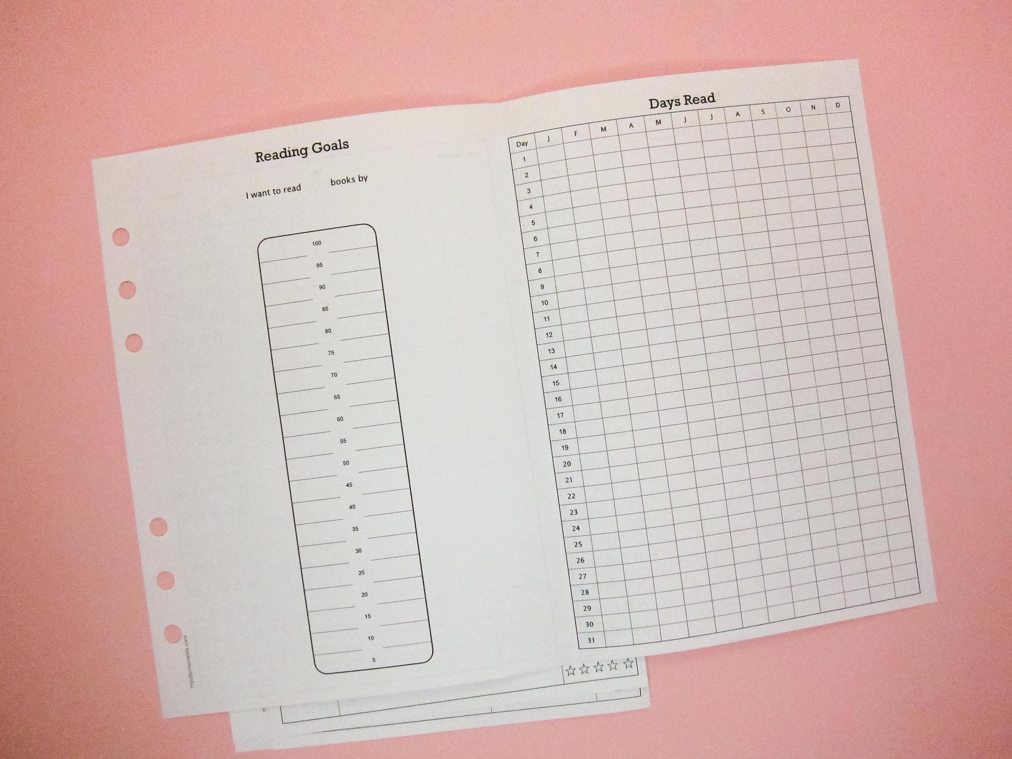 A5 Fold Out Reading Tracker Bundle Book Week, Book Tracker, Reading Log ...