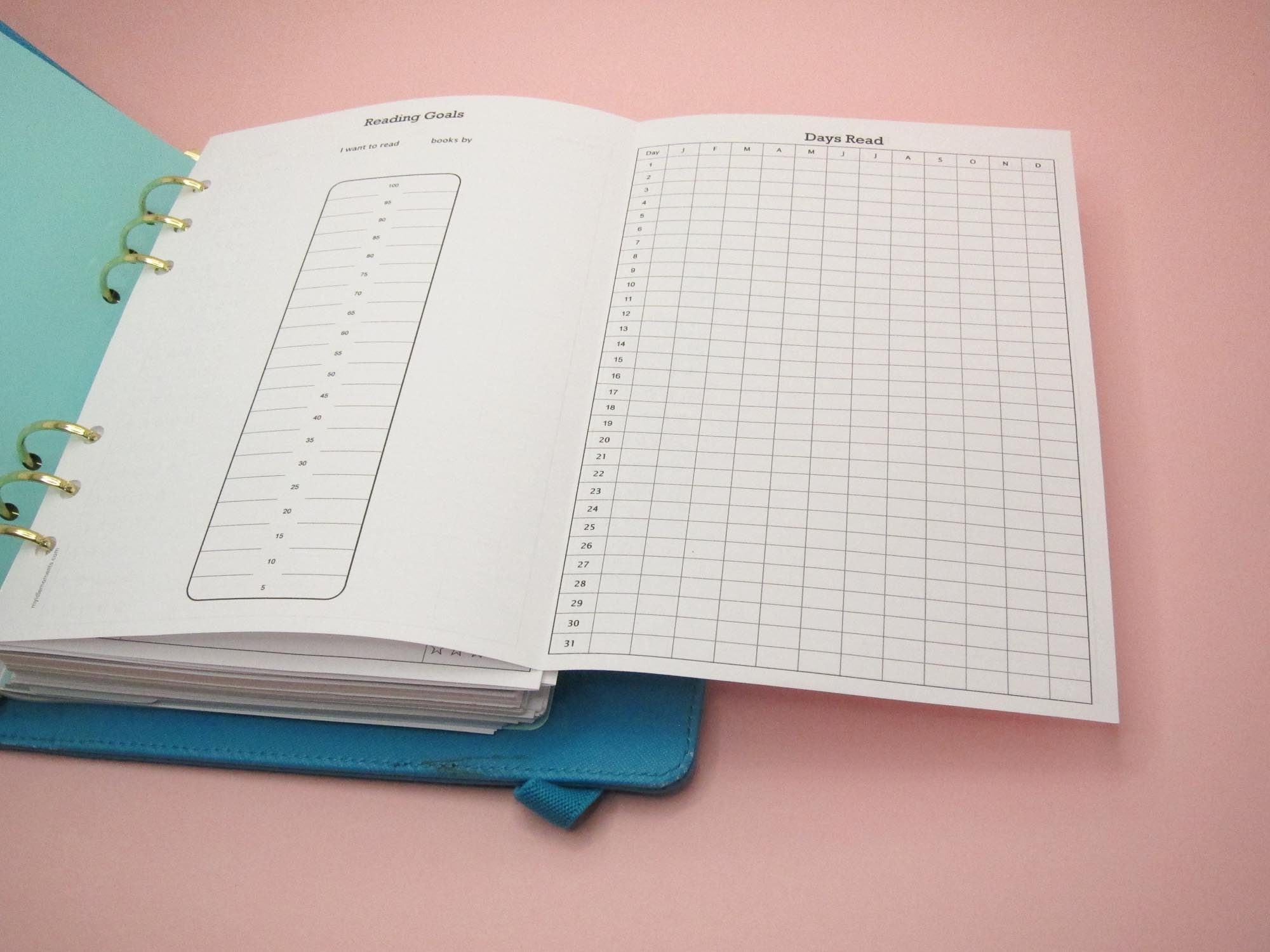 A5 Fold Out Reading Tracker Bundle Book Week, Book Tracker, Reading Log ...