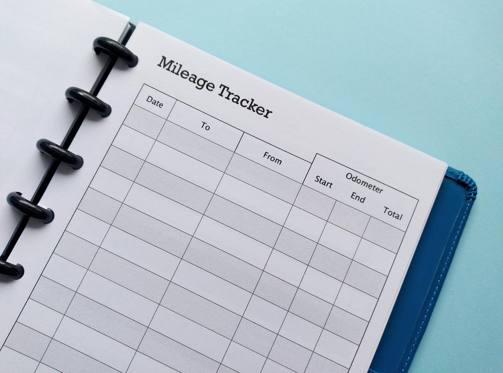 Mileage Tracker Printable Insert Mileage Log Business Mileage - Etsy ...