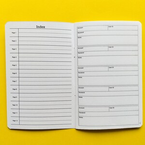 Password Tracker Notebooks, Log, Login Organizer, Password Keeper ...