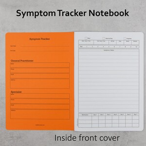 Symptoms Tracker Notebook ( 3 Pack ) for Better Health Management of ...
