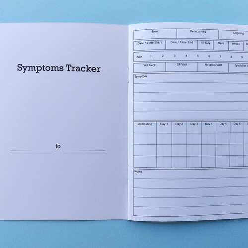 Symptoms Tracker Notebook 3 Pack for Better Health - Etsy Australia