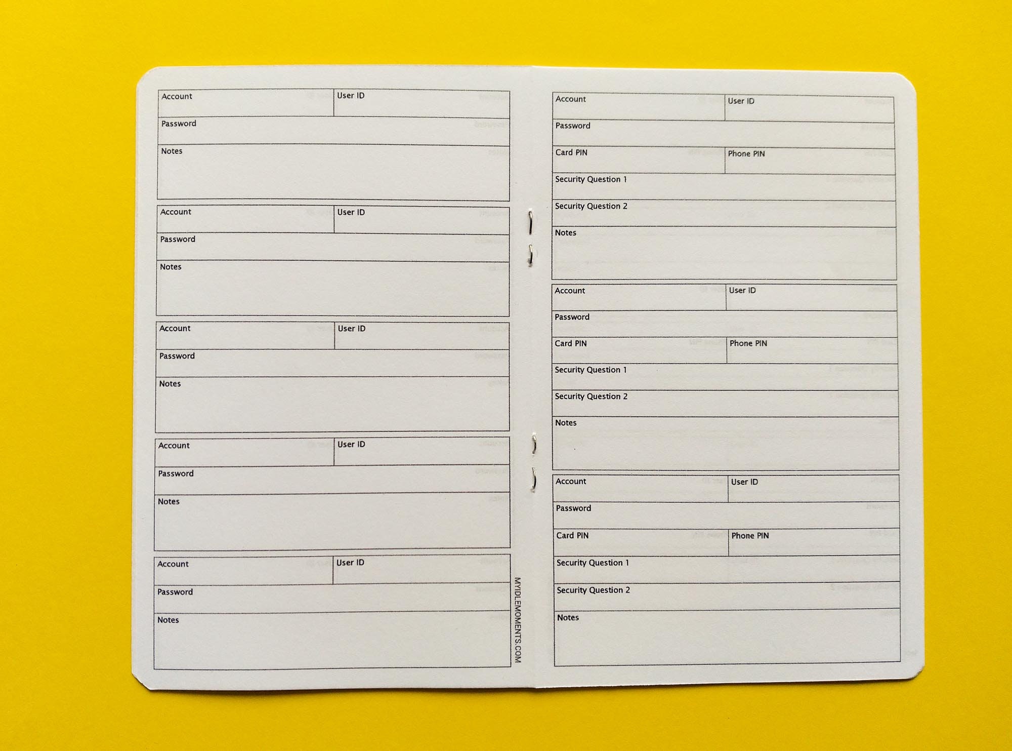 Password Tracker Notebooks, Log, Login Organizer, Password Keeper ...