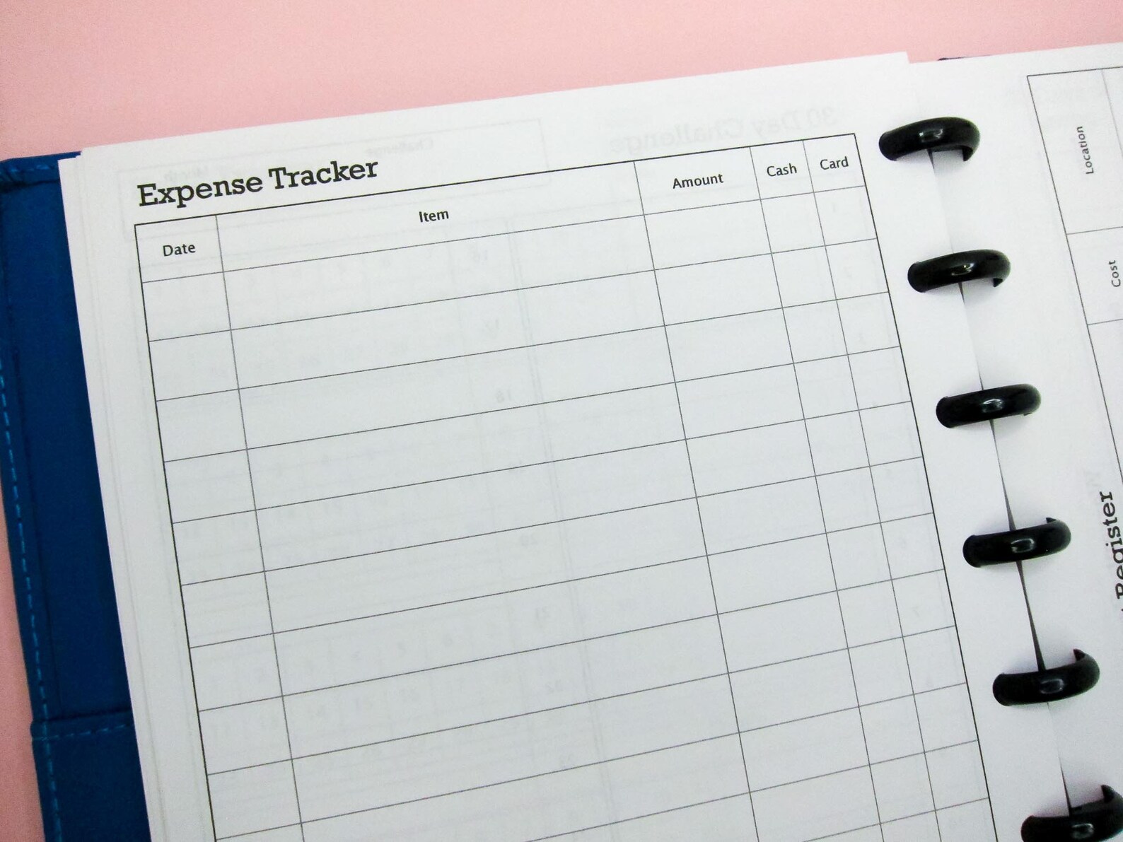 A5 Expenses Tracker Printable Insert • Spending Tracker • Finance ...