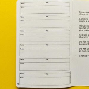 Password Tracker Notebooks, Log, Login Organizer, Password Keeper ...