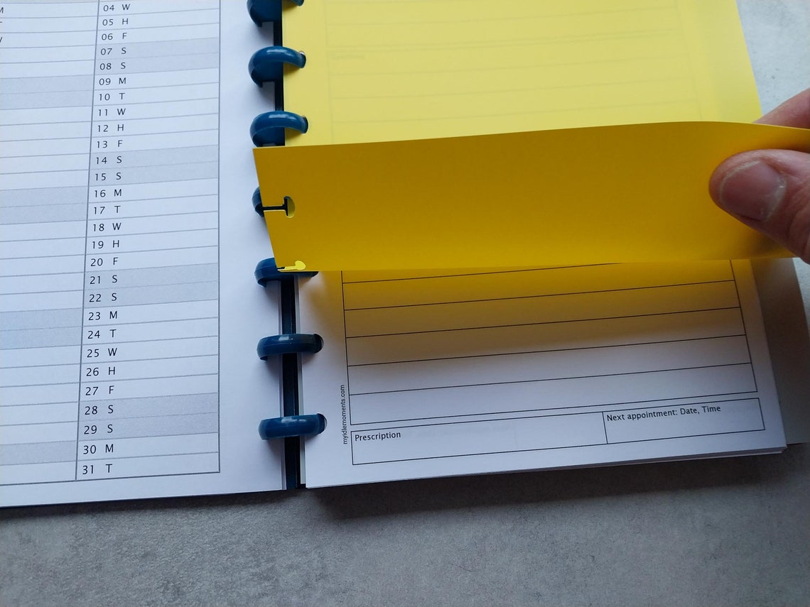 Seizure Tracker Notebook, Diary, Epilepsy Management, Chronic Illness ...