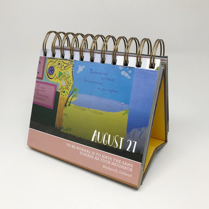 A Daily Inspirational Desktop Calendar With 365 Unique Photos of Wisdom ...