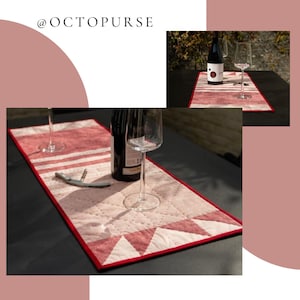 Modern Stripes Table Runner Pattern - PDF - Etsy